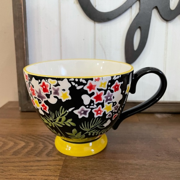 Cost Plus World Market | Dining | World Market Floral Pedestal Mug ...